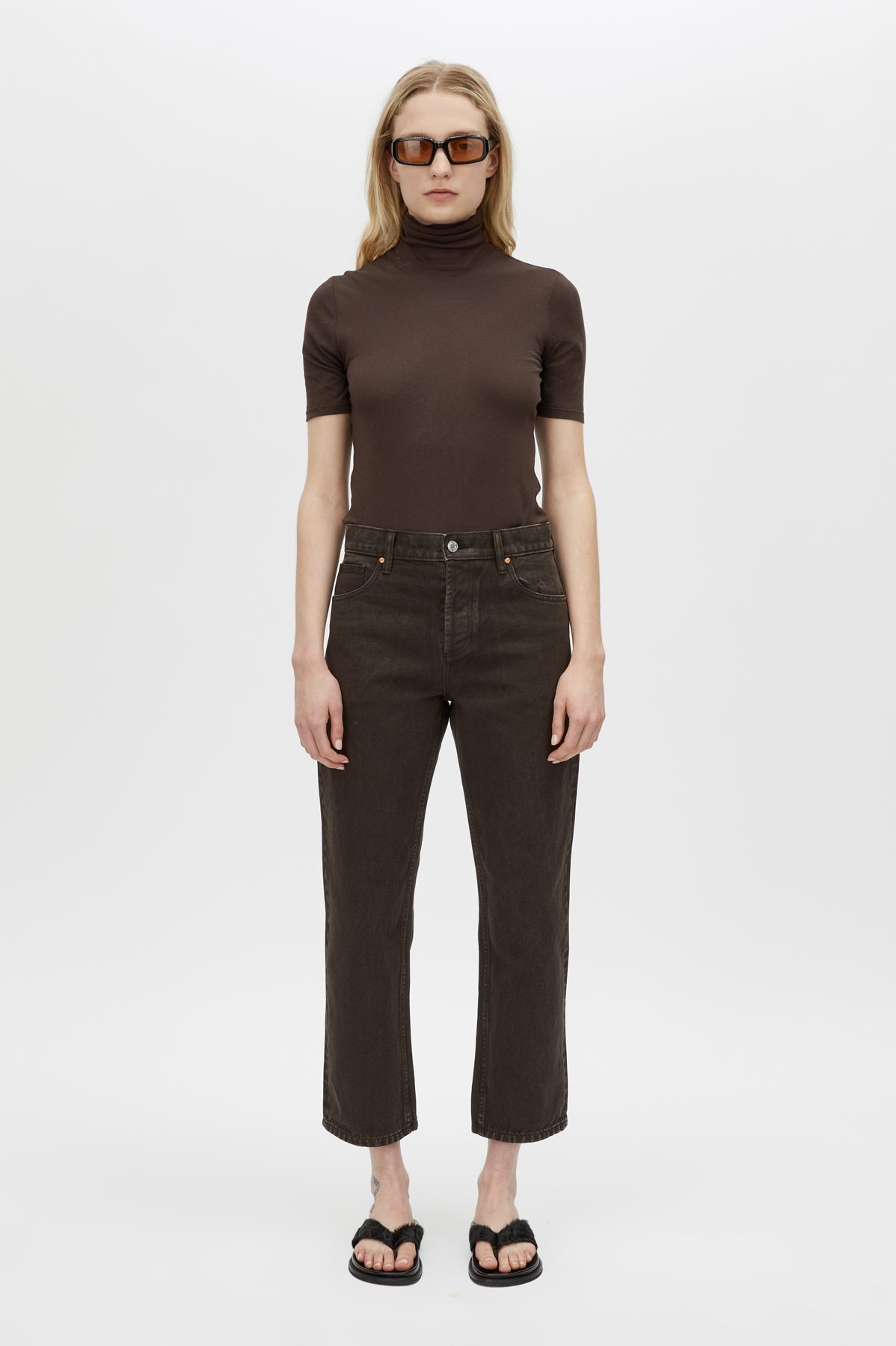 Daria Denim Jean in Espresso Brown - CAMILLA AND MARC® C&M – CAMILLA ...